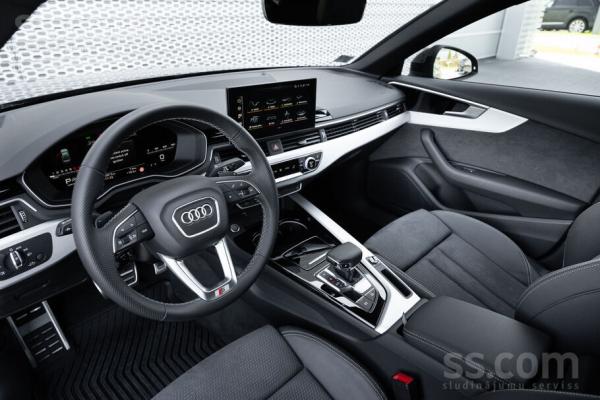 Melns Audi A4 2024 Rīga, ar dzinēja tilpumu 2.00 L un nobraukumu 11 tūkst. km par 37900 €, foto 6 vietnē AUTOMOTO.COM.LV