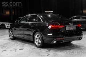 Black Audi A4 2024 in Riga, with an engine capacity of 2.00 L and mileage of 16 thousand km for 31500 €, photo 5 on AUTOMOTO.COM.LV