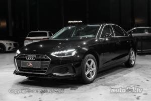 Melns Audi A4 2024 Rīga, ar dzinēja tilpumu 2.00 L un nobraukumu 16 tūkst. km par 31500 €, foto  vietnē AUTOMOTO.COM.LV