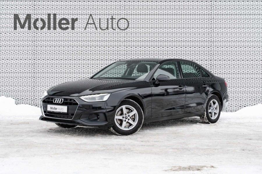 Melns Audi A4 2024 Mārupe, ar dzinēja tilpumu 2.00 L un nobraukumu 14 tūkst. km par 32900 €, foto 1 vietnē AUTOMOTO.COM.LV