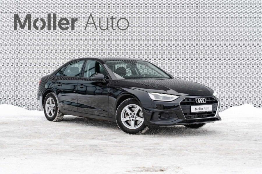 Melns Audi A4 2024 Mārupe, ar dzinēja tilpumu 2.00 L un nobraukumu 14 tūkst. km par 32900 €, foto 2 vietnē AUTOMOTO.COM.LV