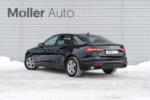 Melns Audi A4 2024 Mārupe, ar dzinēja tilpumu 2.00 L un nobraukumu 14 tūkst. km par 32900 €, foto 3 vietnē AUTOMOTO.COM.LV