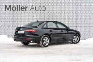 Melns Audi A4 2024 Mārupe, ar dzinēja tilpumu 2.00 L un nobraukumu 14 tūkst. km par 32900 €, foto 4 vietnē AUTOMOTO.COM.LV
