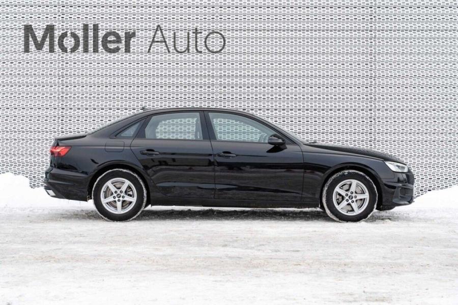 Melns Audi A4 2024 Mārupe, ar dzinēja tilpumu 2.00 L un nobraukumu 14 tūkst. km par 32900 €, foto 5 vietnē AUTOMOTO.COM.LV