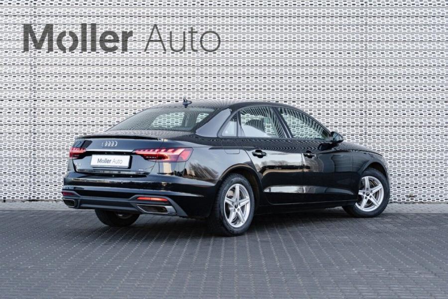 Melns Audi A4 2024 Mārupe, ar dzinēja tilpumu 2.00 L un nobraukumu 53 tūkst. km par 26900 €, foto 4 vietnē AUTOMOTO.COM.LV
