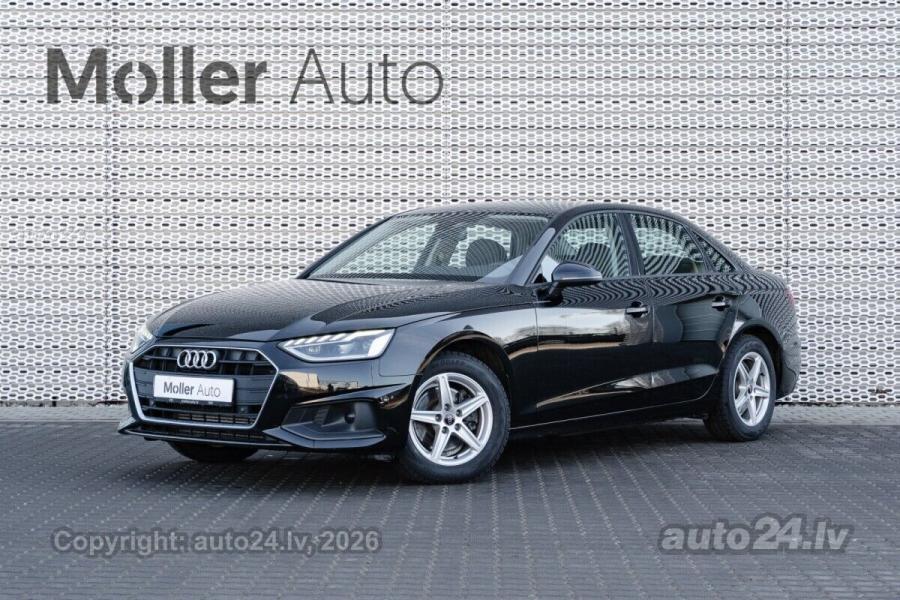 Melns Audi A4 2024 Rīga, ar dzinēja tilpumu 2.00 L un nobraukumu 53 tūkst. km par 27566 €, foto 1 vietnē AUTOMOTO.COM.LV