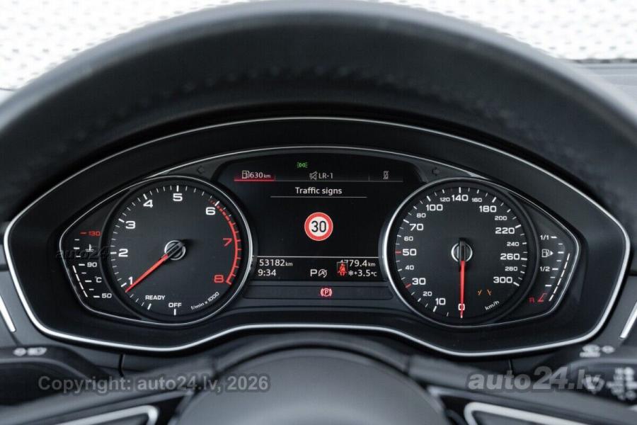 Melns Audi A4 2024 Rīga, ar dzinēja tilpumu 2.00 L un nobraukumu 53 tūkst. km par 27566 €, foto 13 vietnē AUTOMOTO.COM.LV