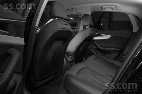 Black Audi A4 2024 in Riga, with an engine capacity of 2.00 L and mileage of 16 thousand km for 28000 €, photo 10 on AUTOMOTO.COM.LV