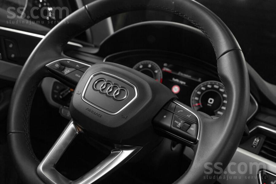 Melns Audi A4 2024 Rīga, ar dzinēja tilpumu 2.00 L un nobraukumu 16 tūkst. km par 28000 €, foto 19 vietnē AUTOMOTO.COM.LV