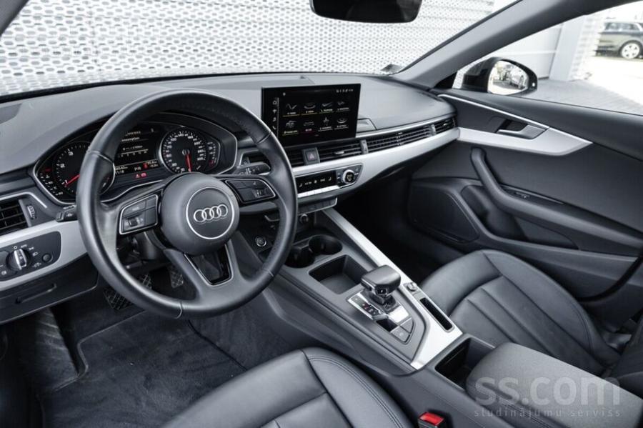 Black Audi A4 2024 in Riga, with an engine capacity of 2.00 L and mileage of 69 thousand km for 24490 €, photo 11 on AUTOMOTO.COM.LV