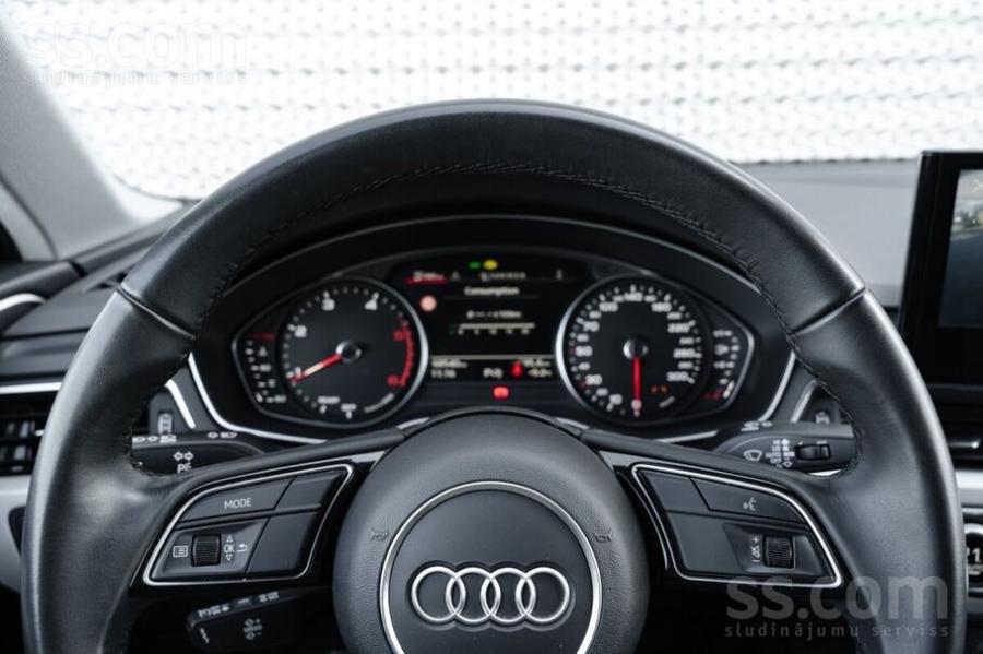 Black Audi A4 2024 in Riga, with an engine capacity of 2.00 L and mileage of 69 thousand km for 24490 €, photo 12 on AUTOMOTO.COM.LV