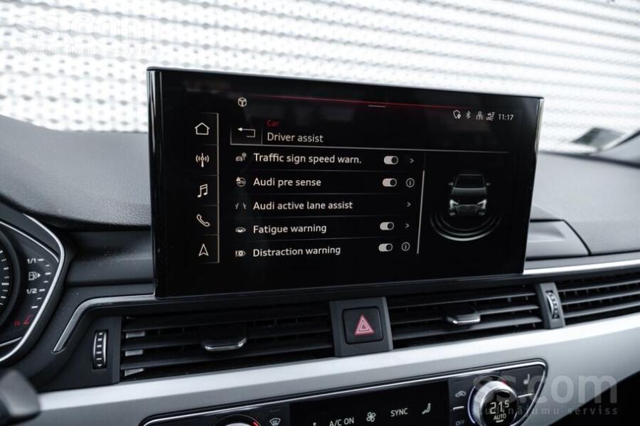 Black Audi A4 2024 in Riga, with an engine capacity of 2.00 L and mileage of 69 thousand km for 24490 €, photo 19 on AUTOMOTO.COM.LV