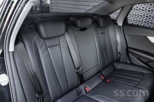 Black Audi A4 2024 in Riga, with an engine capacity of 2.00 L and mileage of 69 thousand km for 24490 €, photo 22 on AUTOMOTO.COM.LV