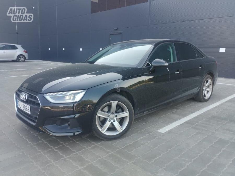 Melns Audi A4 2024 Rīga, ar dzinēja tilpumu 2.00 L un nobraukumu 34 tūkst. km par 29900 €, foto 1 vietnē AUTOMOTO.COM.LV