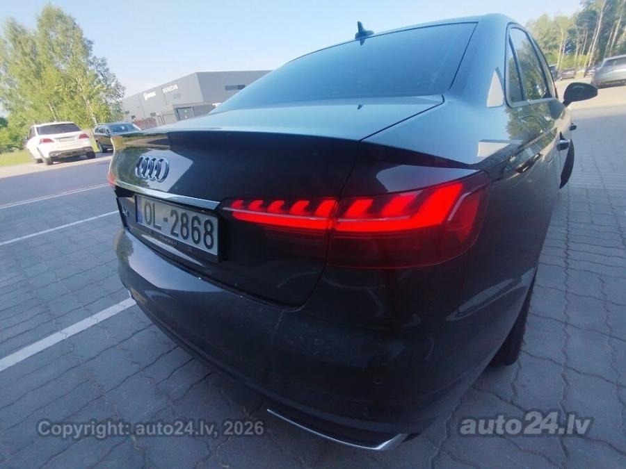 Black Audi A4 2024 in Riga, with an engine capacity of 2.00 L and mileage of 34 thousand km for 29500 €, photo 9 on AUTOMOTO.COM.LV