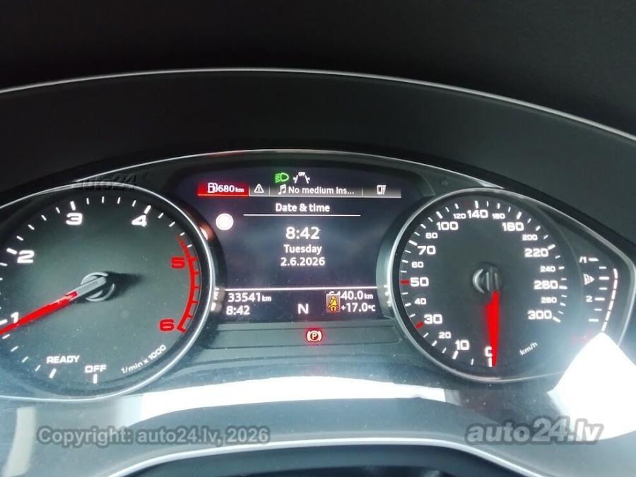 Black Audi A4 2024 in Riga, with an engine capacity of 2.00 L and mileage of 34 thousand km for 29500 €, photo 13 on AUTOMOTO.COM.LV