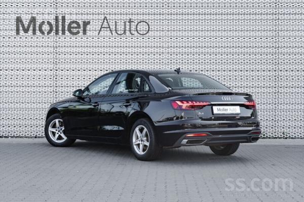 Black Audi A4 2024 in Riga, with an engine capacity of 2.00 L and mileage of 50 thousand km for 29000 €, photo 3 on AUTOMOTO.COM.LV