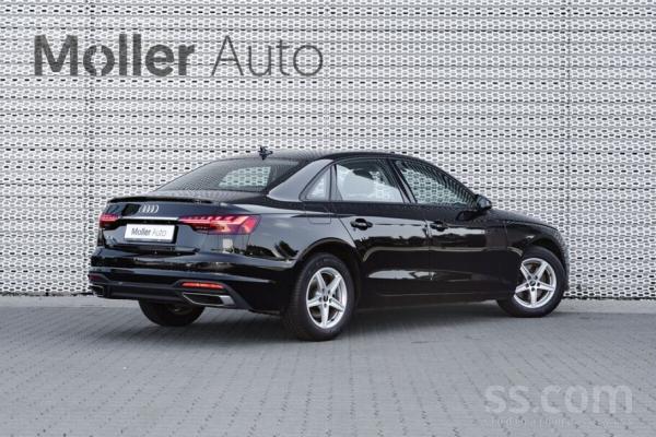 Black Audi A4 2024 in Riga, with an engine capacity of 2.00 L and mileage of 50 thousand km for 29000 €, photo 4 on AUTOMOTO.COM.LV