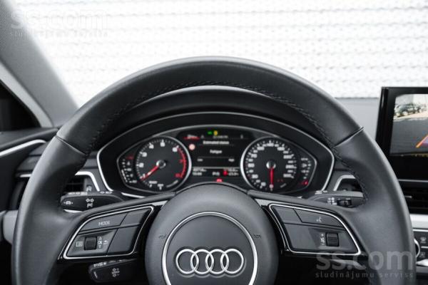 Black Audi A4 2024 in Riga, with an engine capacity of 2.00 L and mileage of 50 thousand km for 29000 €, photo 10 on AUTOMOTO.COM.LV