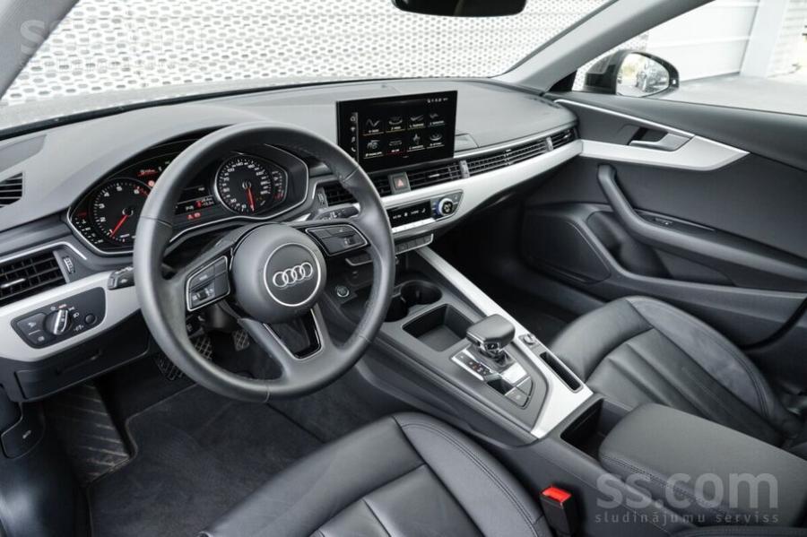Melns Audi A4 2024 Rīga, ar dzinēja tilpumu 2.00 L un nobraukumu 27 tūkst. km par 28050 €, foto 10 vietnē AUTOMOTO.COM.LV