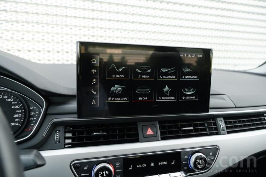 Melns Audi A4 2024 Rīga, ar dzinēja tilpumu 2.00 L un nobraukumu 27 tūkst. km par 28050 €, foto 16 vietnē AUTOMOTO.COM.LV