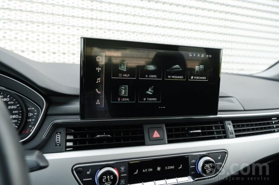 Melns Audi A4 2024 Rīga, ar dzinēja tilpumu 2.00 L un nobraukumu 27 tūkst. km par 28050 €, foto 21 vietnē AUTOMOTO.COM.LV