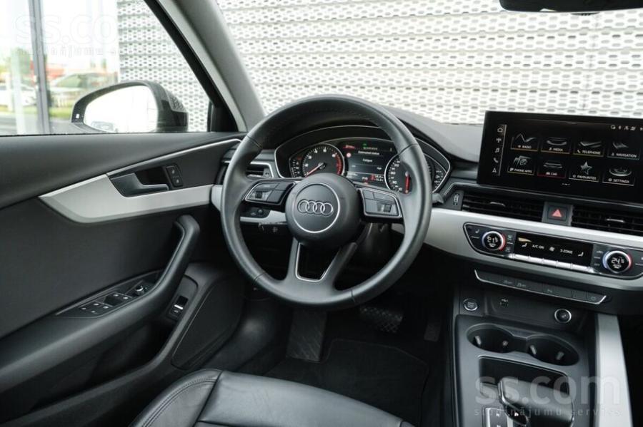 Melns Audi A4 2024 Rīga, ar dzinēja tilpumu 2.00 L un nobraukumu 27 tūkst. km par 28050 €, foto 24 vietnē AUTOMOTO.COM.LV