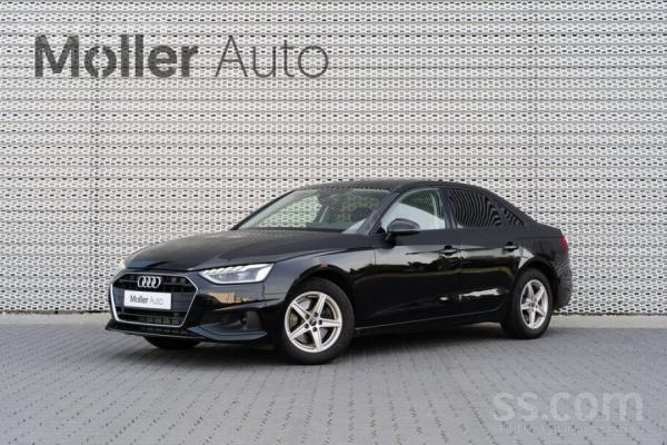 Audi A4 2024 in Riga on AUTOMOTO.COM.LV Black Audi A4 2024 in Riga, with an engine capacity of 2.00 L and mileage of 27 thousand km for 28050 €, photo 1 on AUTOMOTO.COM.LV