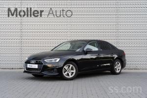 Black Audi A4 2024 in Riga, with an engine capacity of 2.00 L and mileage of 27 thousand km for 28050 €, photo  on AUTOMOTO.COM.LV