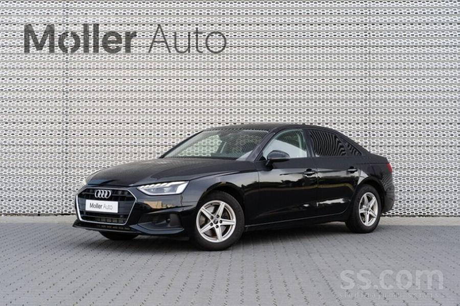 Melns Audi A4 2024 Rīga, ar dzinēja tilpumu 2.00 L un nobraukumu 27 tūkst. km par 27200 €, foto 1 vietnē AUTOMOTO.COM.LV