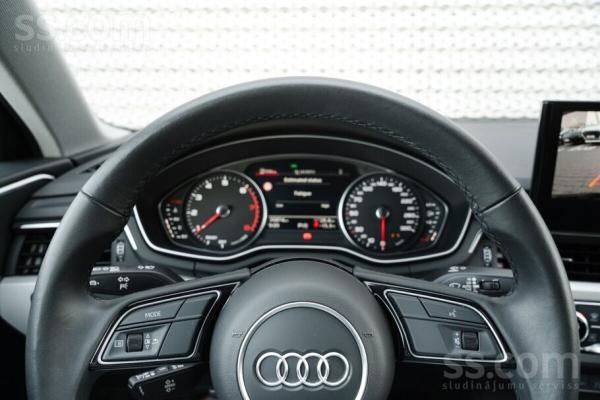 Audi A4 2024 in Riga on AUTOMOTO.COM.LV Black Audi A4 2024 in Riga, with an engine capacity of 2.00 L and mileage of 27 thousand km for 28050 €, photo 11 on AUTOMOTO.COM.LV