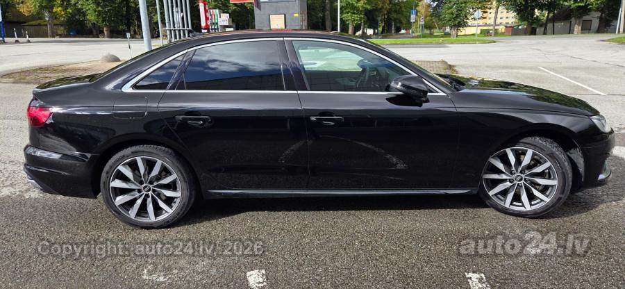 Black Audi A4 2024 in Tallinn, with an engine capacity of 2.00 L and mileage of 30 thousand km for 29500 €, photo 5 on AUTOMOTO.COM.LV