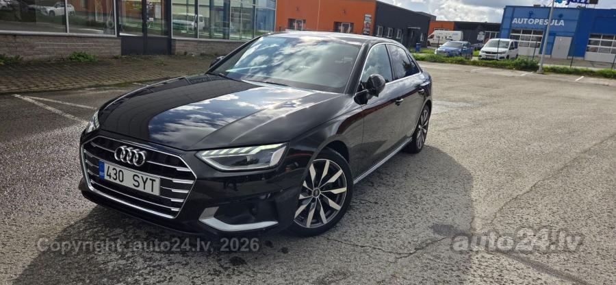 Black Audi A4 2024 in Tallinn, with an engine capacity of 2.00 L and mileage of 30 thousand km for 29500 €, photo 6 on AUTOMOTO.COM.LV