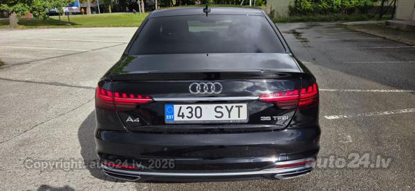 Audi A4 2024 Tallina vietnē Melns Audi A4 2024 Tallina, ar dzinēja tilpumu 2.00 L un nobraukumu 30 tūkst. km par 29500 €, foto 8 vietnē AUTOMOTO.COM.LV