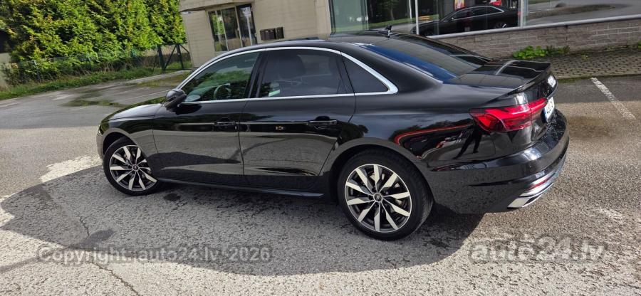 Black Audi A4 2024 in Tallinn, with an engine capacity of 2.00 L and mileage of 30 thousand km for 29500 €, photo 9 on AUTOMOTO.COM.LV