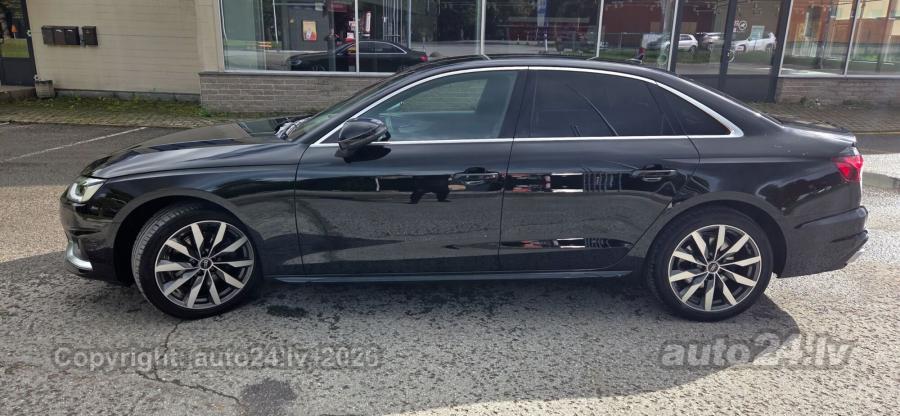 Black Audi A4 2024 in Tallinn, with an engine capacity of 2.00 L and mileage of 30 thousand km for 29500 €, photo 10 on AUTOMOTO.COM.LV