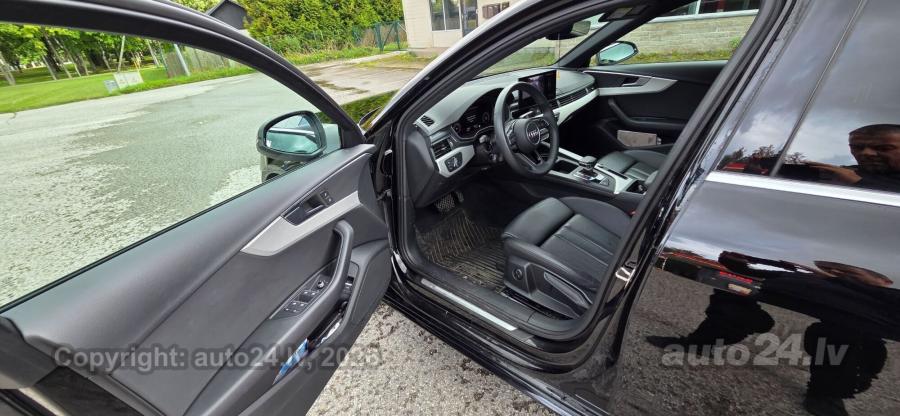 Black Audi A4 2024 in Tallinn, with an engine capacity of 2.00 L and mileage of 30 thousand km for 29500 €, photo 16 on AUTOMOTO.COM.LV