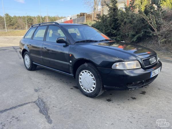 Black Audi A4 1996 in Kaunas, with an engine capacity of 1.80 L and mileage of 261 thousand km for 650 €, photo 2 on AUTOMOTO.COM.LV