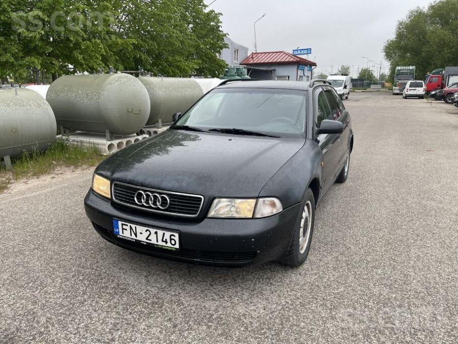 Melns Audi A4 1997 Liepāja, ar dzinēja tilpumu 1.80 L un nobraukumu 328 tūkst. km par 850 €, foto 1 vietnē AUTOMOTO.COM.LV