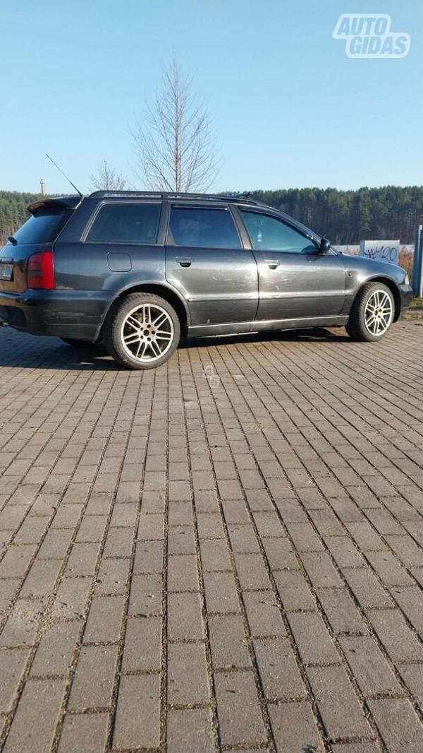Black Audi A4 1997 in Ignalina, with an engine capacity of 1.90 L and mileage of 447 thousand km for 1500 €, photo 1 on AUTOMOTO.COM.LV