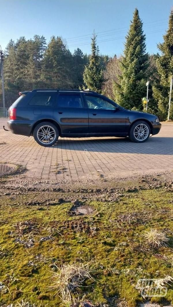 Black Audi A4 1997 in Ignalina, with an engine capacity of 1.90 L and mileage of 447 thousand km for 1500 €, photo 3 on AUTOMOTO.COM.LV