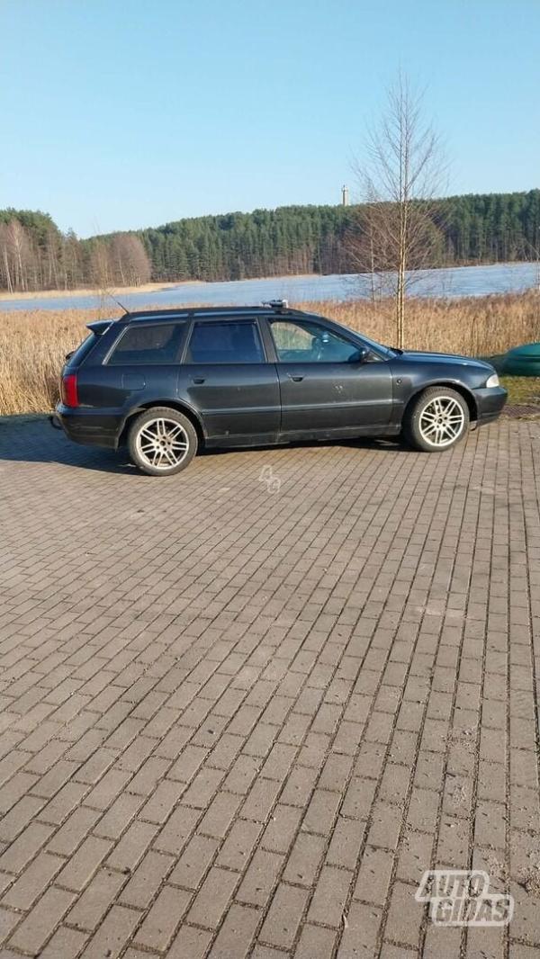 Black Audi A4 1997 in Ignalina, with an engine capacity of 1.90 L and mileage of 447 thousand km for 1500 €, photo 6 on AUTOMOTO.COM.LV
