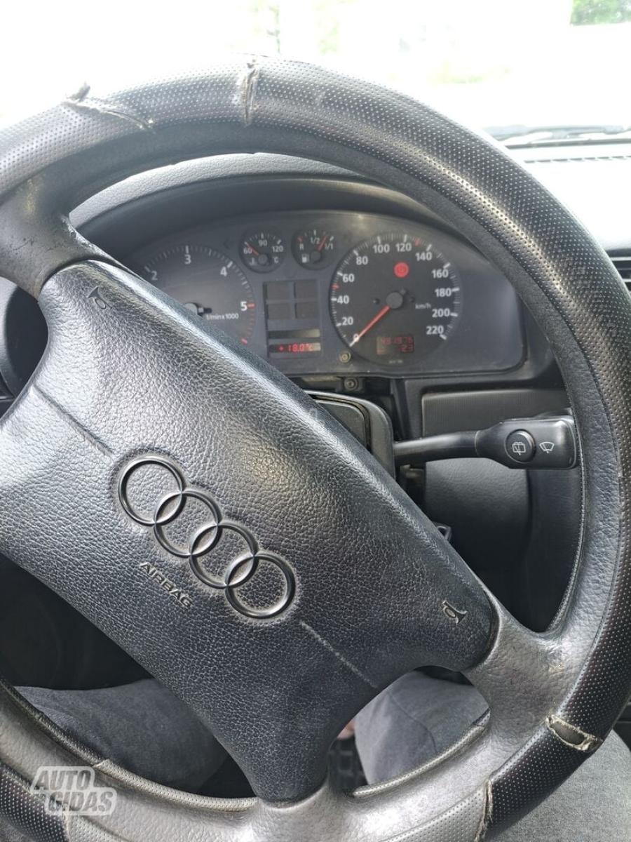Black Audi A4 1997 in Pasvalys, with an engine capacity of 1.90 L and mileage of 492 thousand km for 1050 €, photo 7 on AUTOMOTO.COM.LV