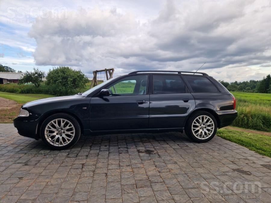 Black Audi A4 1997 in Cesis, with an engine capacity of 1.90 L and mileage of 387 thousand km for 2200 €, photo 4 on AUTOMOTO.COM.LV