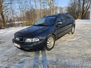 Melns Audi A4 1998 Vilkaviškis, ar dzinēja tilpumu 1.90 L un nobraukumu 333 tūkst. km par 850 €, foto  vietnē AUTOMOTO.COM.LV