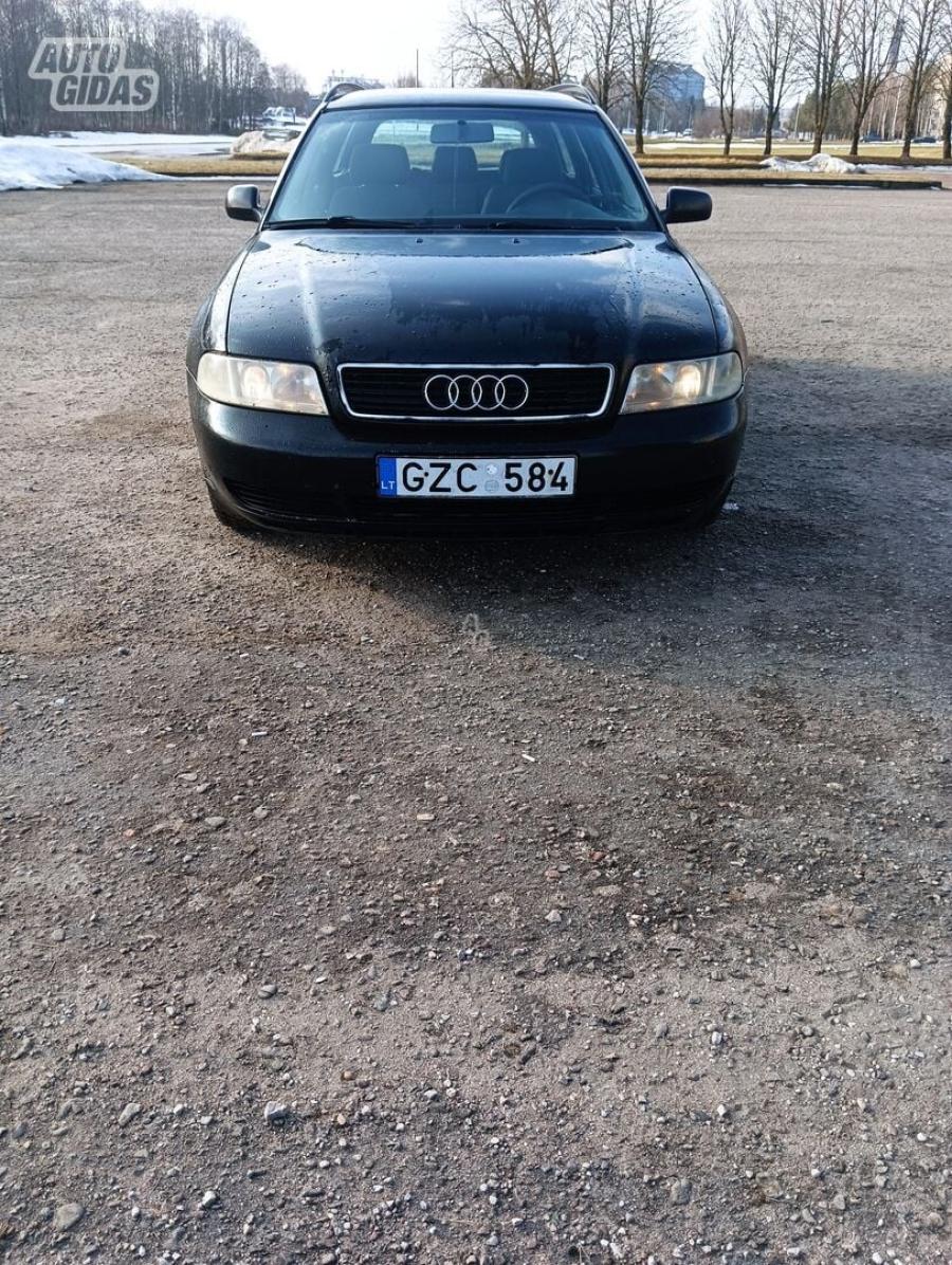 Black Audi A4 1998 in Kupiskis, with an engine capacity of 1.90 L and mileage of 500 thousand km for 950 €, photo 1 on AUTOMOTO.COM.LV
