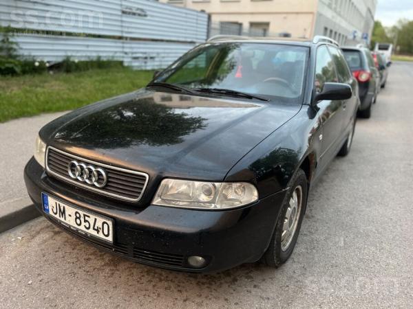 Melns Audi A4 1999 Rīga, ar dzinēja tilpumu 1.90 L un nobraukumu 340 tūkst. km par 6000 €, foto 1 vietnē AUTOMOTO.COM.LV