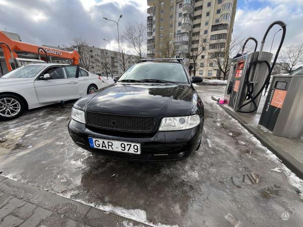 Melns Audi A4 1999 Viļņa, ar dzinēja tilpumu 1.90 L un nobraukumu 382 tūkst. km par 800 €, foto 1 vietnē AUTOMOTO.COM.LV