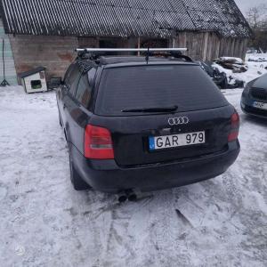 Black Audi A4 1999 in Vilnius, with an engine capacity of 1.90 L and mileage of 381 thousand km for 1300 €, photo 2 on AUTOMOTO.COM.LV
