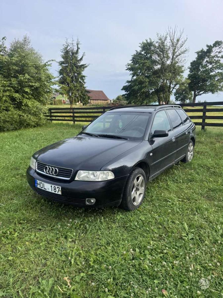 Black Audi A4 1999 in Vilnius, with an engine capacity of 1.90 L and mileage of 32 thousand km for 500 €, photo 5 on AUTOMOTO.COM.LV